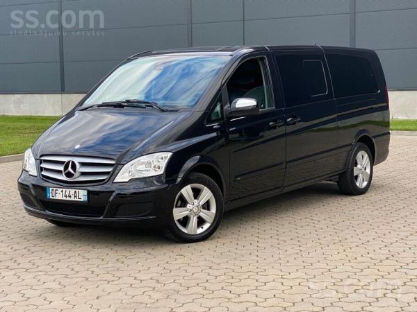 Black Mercedes-Benz Viano 2014 in Riga, with an engine capacity of 2.20 L and mileage of 0 thousand km for 14590 €, photo 3 on AUTOMOTO.COM.LV
