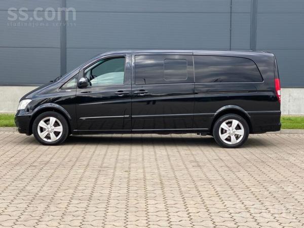 Black Mercedes-Benz Viano 2014 in Riga, with an engine capacity of 2.20 L and mileage of 0 thousand km for 14590 €, photo 6 on AUTOMOTO.COM.LV