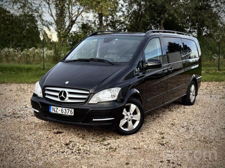 Melns Mercedes-Benz Viano 2014 Rīga, ar dzinēja tilpumu 2.20 L un nobraukumu 298 tūkst. km par 14990 €, foto 1 vietnē AUTOMOTO.COM.LV