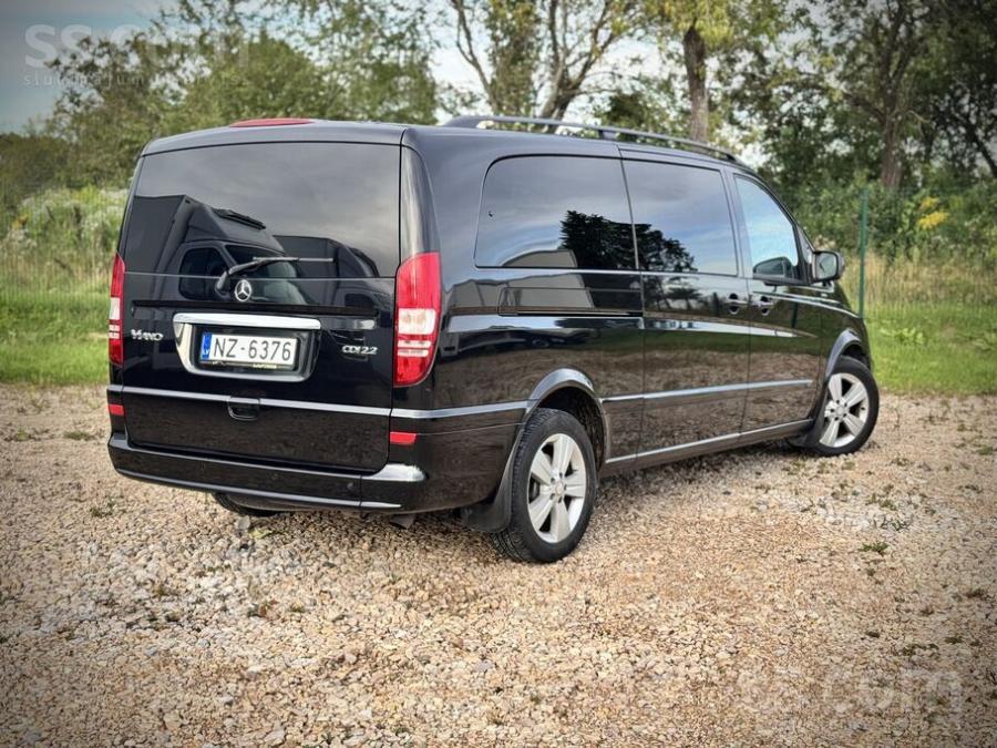 Melns Mercedes-Benz Viano 2014 Rīga, ar dzinēja tilpumu 2.20 L un nobraukumu 298 tūkst. km par 14990 €, foto 7 vietnē AUTOMOTO.COM.LV