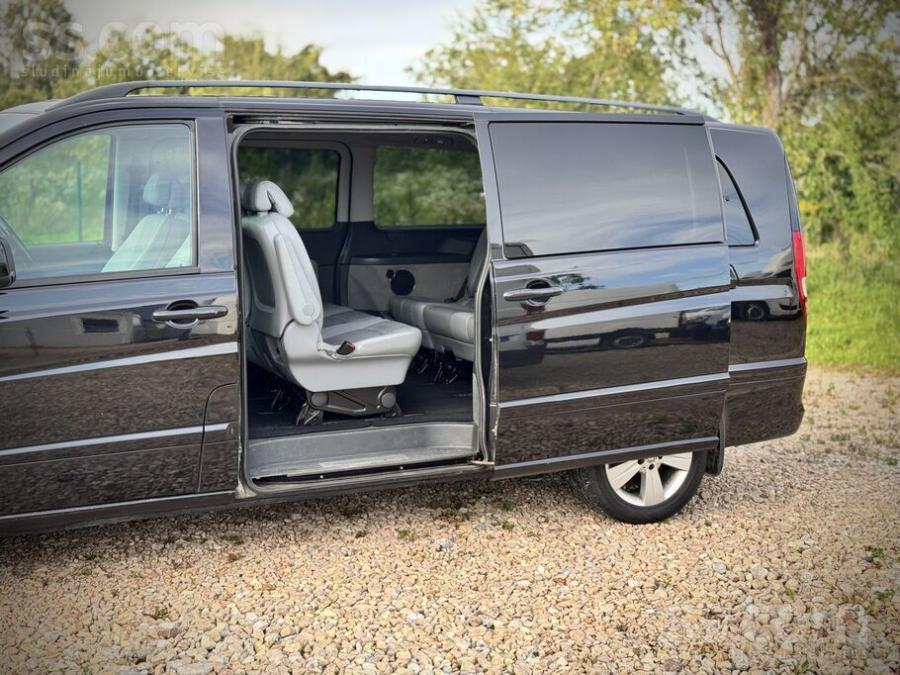Melns Mercedes-Benz Viano 2014 Rīga, ar dzinēja tilpumu 2.20 L un nobraukumu 298 tūkst. km par 14990 €, foto 12 vietnē AUTOMOTO.COM.LV