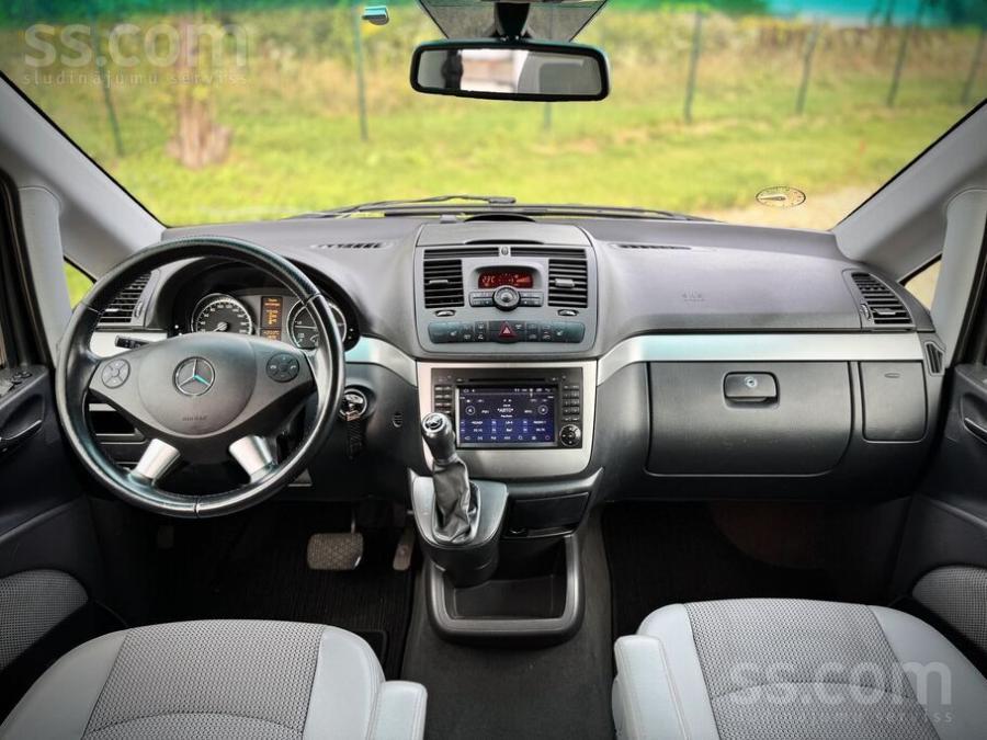 Melns Mercedes-Benz Viano 2014 Rīga, ar dzinēja tilpumu 2.20 L un nobraukumu 298 tūkst. km par 14990 €, foto 13 vietnē AUTOMOTO.COM.LV