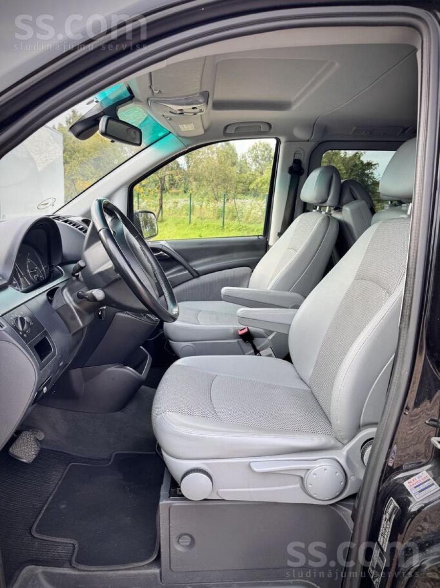 Melns Mercedes-Benz Viano 2014 Rīga, ar dzinēja tilpumu 2.20 L un nobraukumu 298 tūkst. km par 14990 €, foto 15 vietnē AUTOMOTO.COM.LV