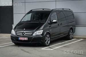 Melns Mercedes-Benz Viano 2014 Rīga, ar dzinēja tilpumu 3.00 L un nobraukumu 194 tūkst. km par 19500 €, foto  vietnē AUTOMOTO.COM.LV