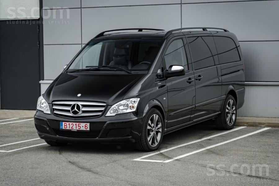 Melns Mercedes-Benz Viano 2014 Rīga, ar dzinēja tilpumu 3.00 L un nobraukumu 194 tūkst. km par 19500 €, foto 1 vietnē AUTOMOTO.COM.LV