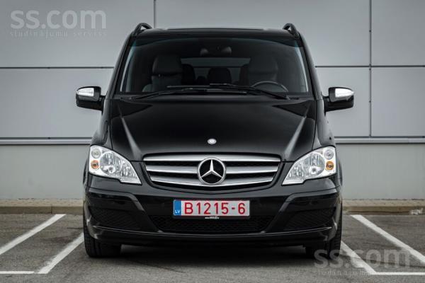 Black Mercedes-Benz Viano 2014 in Riga, with an engine capacity of 3.00 L and mileage of 194 thousand km for 19500 €, photo 2 on AUTOMOTO.COM.LV