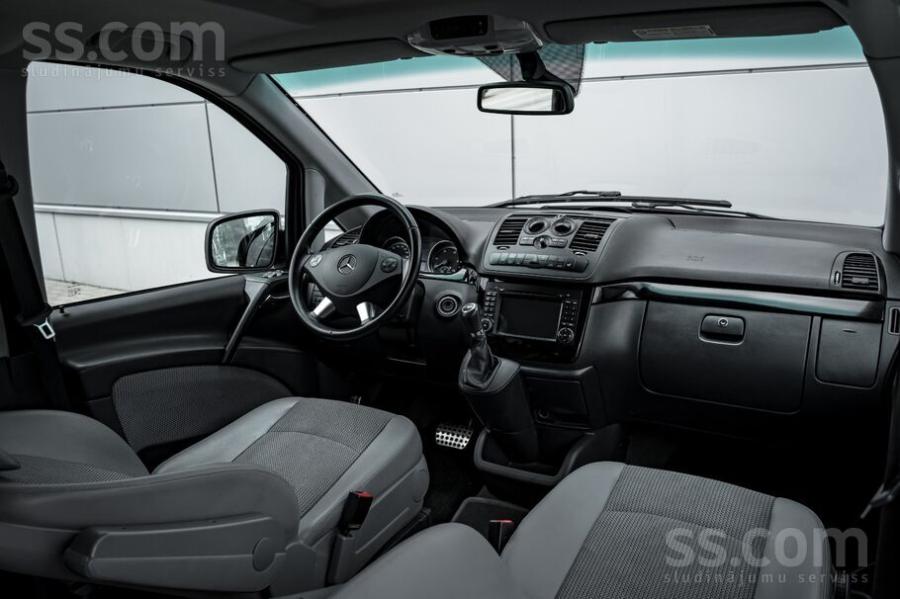 Melns Mercedes-Benz Viano 2014 Rīga, ar dzinēja tilpumu 3.00 L un nobraukumu 194 tūkst. km par 19500 €, foto 18 vietnē AUTOMOTO.COM.LV