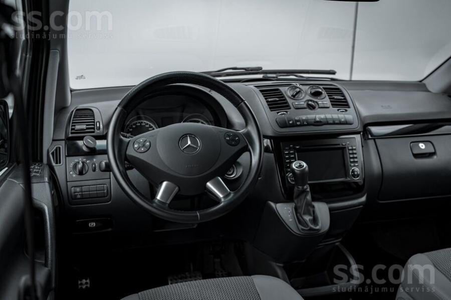 Melns Mercedes-Benz Viano 2014 Rīga, ar dzinēja tilpumu 3.00 L un nobraukumu 194 tūkst. km par 19500 €, foto 21 vietnē AUTOMOTO.COM.LV
