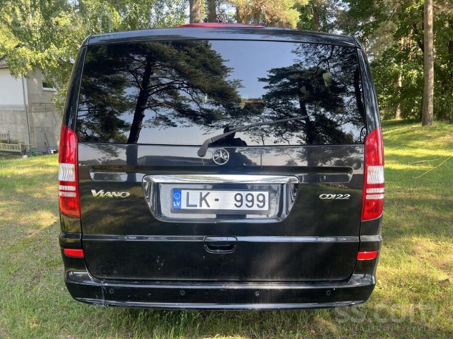 Melns Mercedes-Benz Viano 2014 Rīga, ar dzinēja tilpumu 2.20 L un nobraukumu 249 tūkst. km par 12880 €, foto 8 vietnē AUTOMOTO.COM.LV