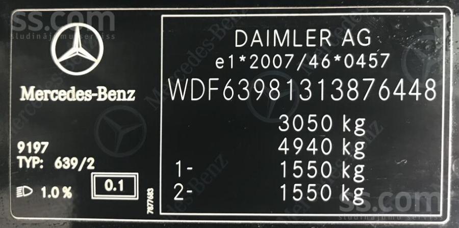 Melns Mercedes-Benz Viano 2014 Rīga, ar dzinēja tilpumu 2.20 L un nobraukumu 249 tūkst. km par 12880 €, foto 27 vietnē AUTOMOTO.COM.LV