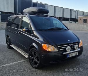 Black Mercedes-Benz Viano 2004 in Tallinn, with an engine capacity of 2.10 L and mileage of 307 thousand km for 5900 €, photo 3 on AUTOMOTO.COM.LV