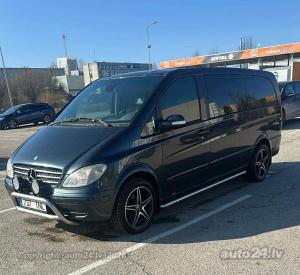 Black Mercedes-Benz Viano 2006 in Tallinn, with an engine capacity of 2.10 L and mileage of 0 thousand km for 4900 €, photo  on AUTOMOTO.COM.LV