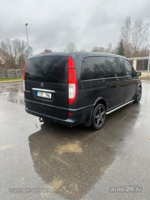 Black Mercedes-Benz Viano 2006 in Tallinn, with an engine capacity of 2.10 L and mileage of 0 thousand km for 4900 €, photo 6 on AUTOMOTO.COM.LV