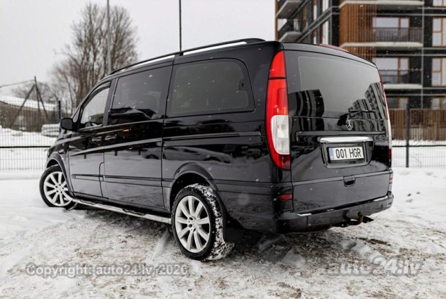 Black Mercedes-Benz Viano 2008 in Tallinn, with an engine capacity of 3.00 L and mileage of 500 thousand km for 6990 €, photo 4 on AUTOMOTO.COM.LV