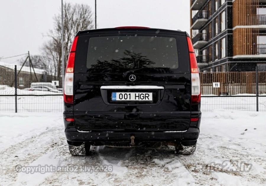 Black Mercedes-Benz Viano 2008 in Tallinn, with an engine capacity of 3.00 L and mileage of 500 thousand km for 6990 €, photo 5 on AUTOMOTO.COM.LV