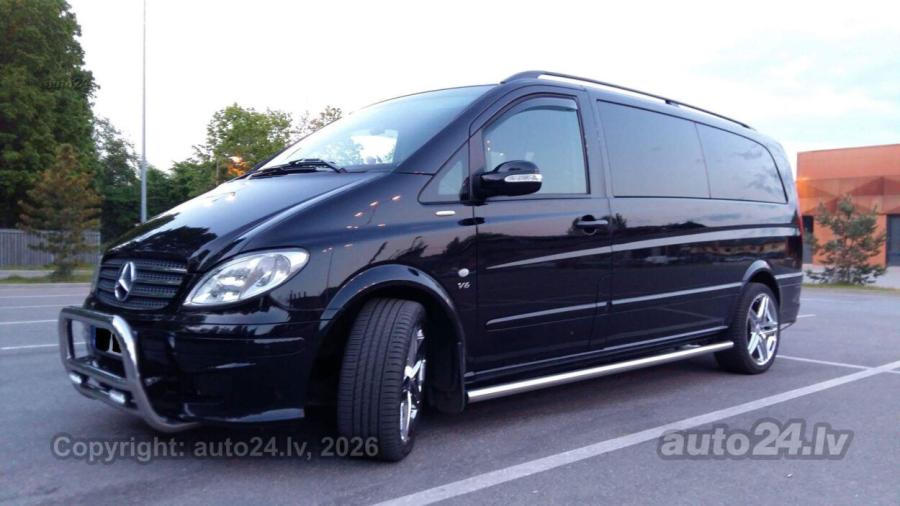 Melns Mercedes-Benz Viano 2008 Tallina, ar dzinēja tilpumu 3.00 L un nobraukumu 520 tūkst. km par 11000 €, foto 1 vietnē AUTOMOTO.COM.LV