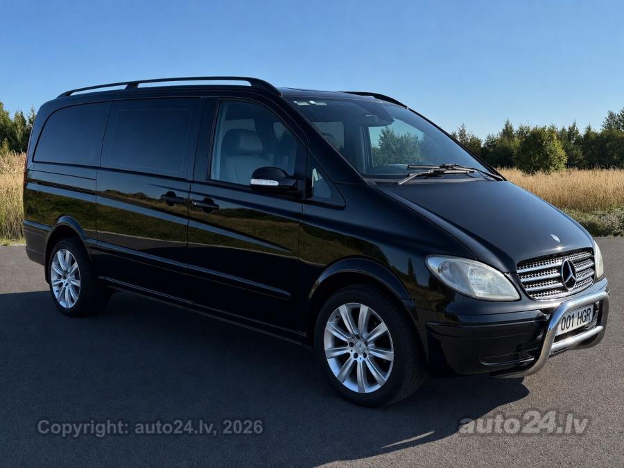 Black Mercedes-Benz Viano 2008 in Tallinn, with an engine capacity of 3.00 L and mileage of 499 thousand km for 6990 €, photo 1 on AUTOMOTO.COM.LV