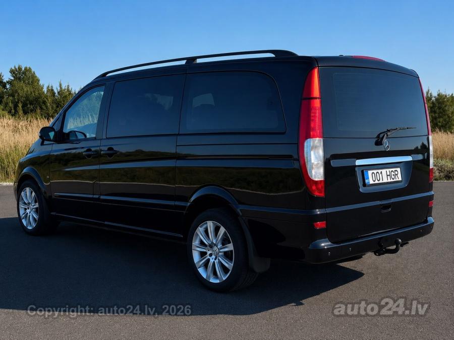 Black Mercedes-Benz Viano 2008 in Tallinn, with an engine capacity of 3.00 L and mileage of 499 thousand km for 6990 €, photo 5 on AUTOMOTO.COM.LV
