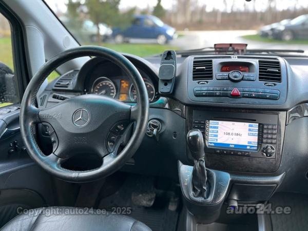 Black Mercedes-Benz Viano 2009 in Tallinn, with an engine capacity of 3.00 L and mileage of 0 thousand km for 6999 €, photo 11 on AUTOMOTO.COM.LV