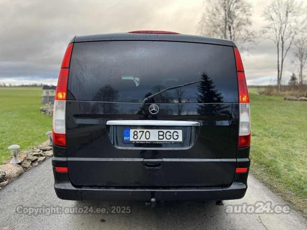 Black Mercedes-Benz Viano 2009 in Rapla, with an engine capacity of 3.00 L and mileage of 0 thousand km for 8000 €, photo 8 on AUTOMOTO.COM.LV