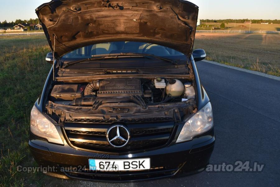 Melns Mercedes-Benz Viano 2009 Tallina, ar dzinēja tilpumu 2.10 L un nobraukumu 502 tūkst. km par 7000 €, foto 8 vietnē AUTOMOTO.COM.LV