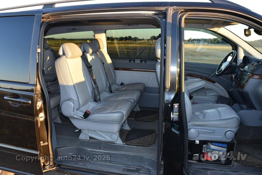 Melns Mercedes-Benz Viano 2009 Tallina, ar dzinēja tilpumu 2.10 L un nobraukumu 502 tūkst. km par 7000 €, foto 14 vietnē AUTOMOTO.COM.LV