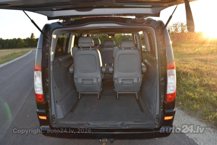Melns Mercedes-Benz Viano 2009 Tallina, ar dzinēja tilpumu 2.10 L un nobraukumu 502 tūkst. km par 7000 €, foto 17 vietnē AUTOMOTO.COM.LV