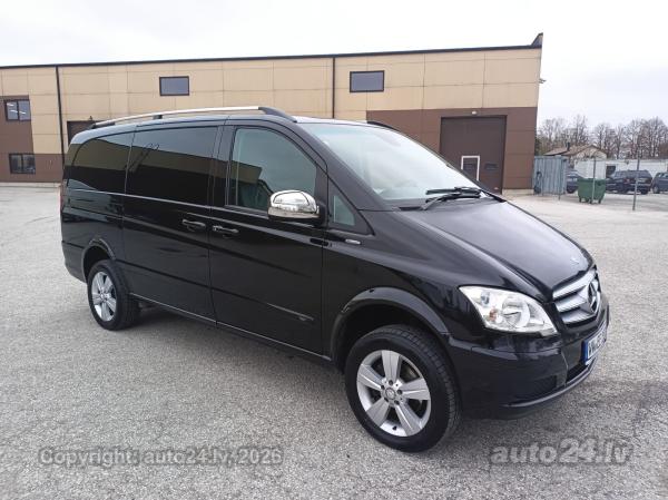 Black Mercedes-Benz Viano 2010 in Tartu, with an engine capacity of 2.10 L and mileage of 209 thousand km for 15990 €, photo 1 on AUTOMOTO.COM.LV