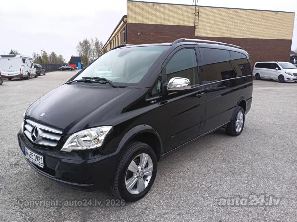 Black Mercedes-Benz Viano 2010 in Tartu, with an engine capacity of 2.10 L and mileage of 209 thousand km for 15990 €, photo 2 on AUTOMOTO.COM.LV
