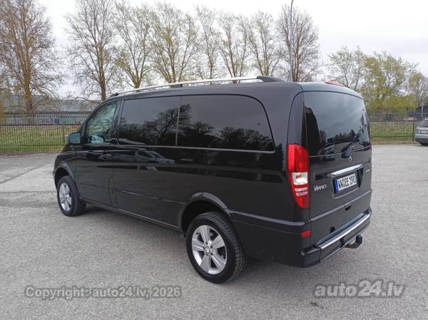 Black Mercedes-Benz Viano 2010 in Tartu, with an engine capacity of 2.10 L and mileage of 209 thousand km for 15990 €, photo 3 on AUTOMOTO.COM.LV