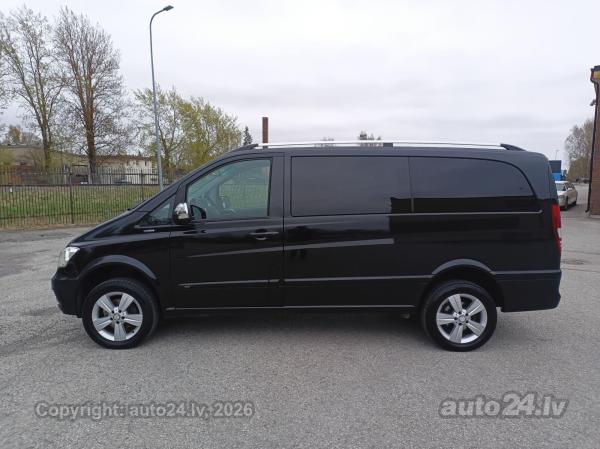 Black Mercedes-Benz Viano 2010 in Tartu, with an engine capacity of 2.10 L and mileage of 209 thousand km for 15990 €, photo 5 on AUTOMOTO.COM.LV