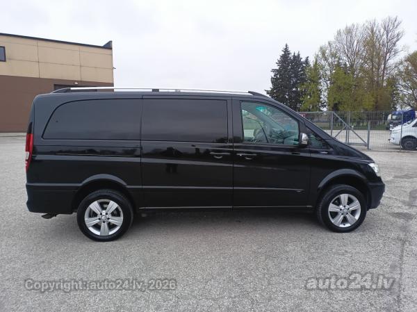 Black Mercedes-Benz Viano 2010 in Tartu, with an engine capacity of 2.10 L and mileage of 209 thousand km for 15990 €, photo 6 on AUTOMOTO.COM.LV