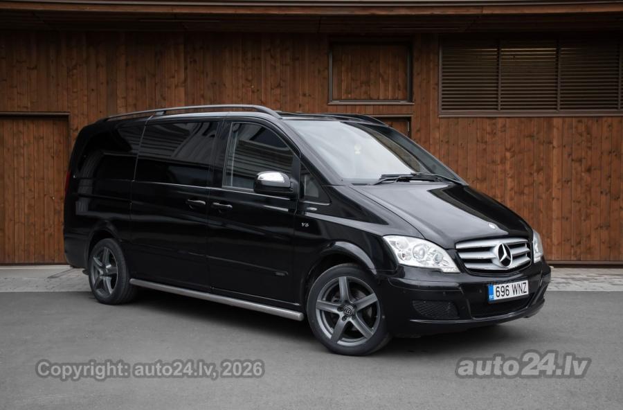 Black Mercedes-Benz Viano 2010 in Tartu, with an engine capacity of 3.00 L and mileage of 310 thousand km for 12000 €, photo 4 on AUTOMOTO.COM.LV