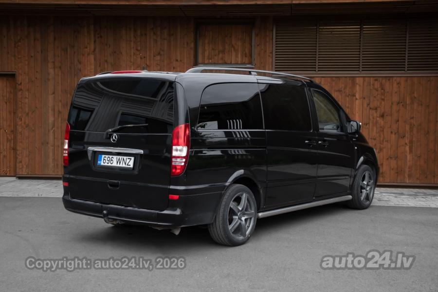 Black Mercedes-Benz Viano 2010 in Tartu, with an engine capacity of 3.00 L and mileage of 310 thousand km for 12000 €, photo 7 on AUTOMOTO.COM.LV
