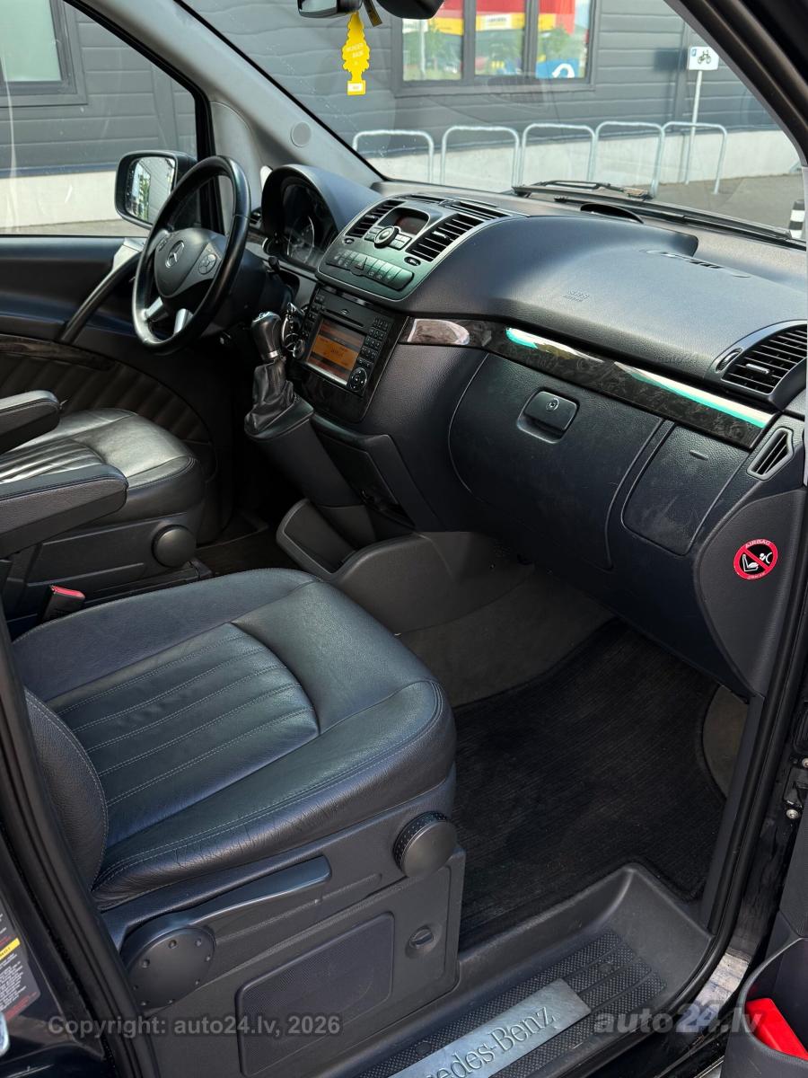 Black Mercedes-Benz Viano 2010 in Tartu, with an engine capacity of 3.00 L and mileage of 310 thousand km for 12000 €, photo 9 on AUTOMOTO.COM.LV