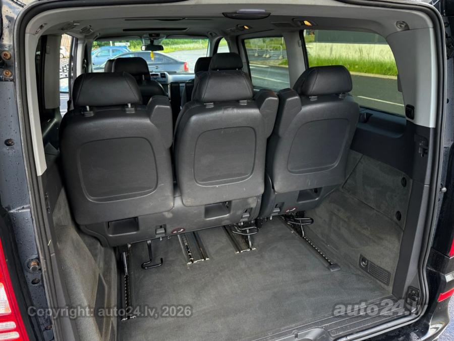 Black Mercedes-Benz Viano 2010 in Tartu, with an engine capacity of 3.00 L and mileage of 310 thousand km for 12000 €, photo 14 on AUTOMOTO.COM.LV