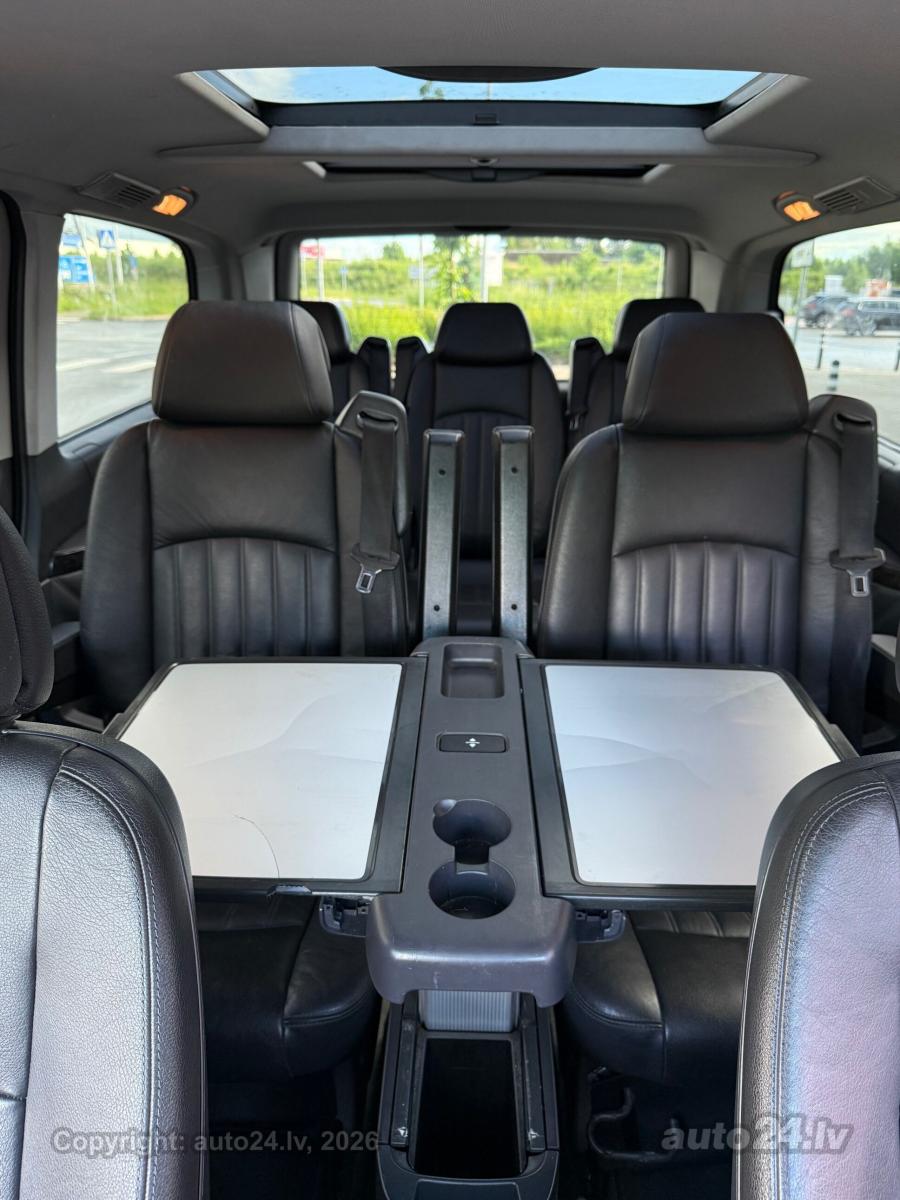 Black Mercedes-Benz Viano 2010 in Tartu, with an engine capacity of 3.00 L and mileage of 310 thousand km for 12000 €, photo 16 on AUTOMOTO.COM.LV