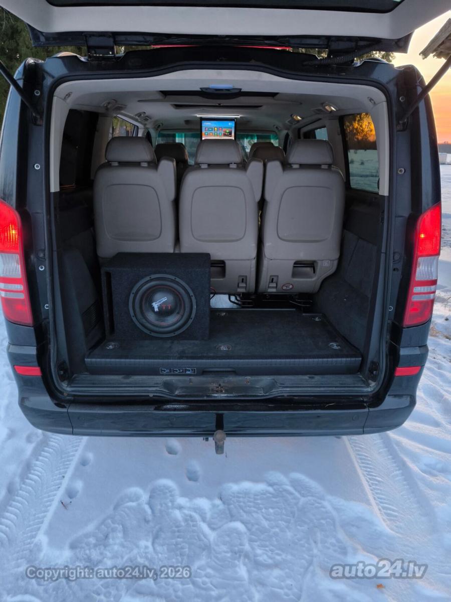 Melns Mercedes-Benz Viano 2011 Jegeva, ar dzinēja tilpumu 3.00 L un nobraukumu 0 tūkst. km par 13500 €, foto 11 vietnē AUTOMOTO.COM.LV
