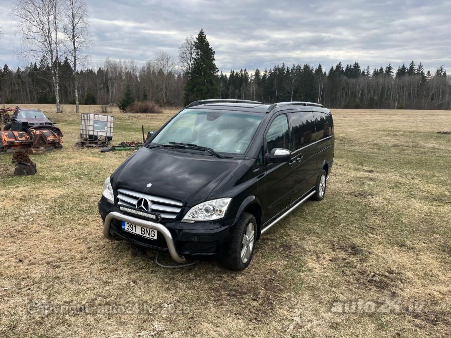 Black Mercedes-Benz Viano 2011 in Tallinn, with an engine capacity of 2.10 L and mileage of 0 thousand km for 7000 €, photo 1 on AUTOMOTO.COM.LV