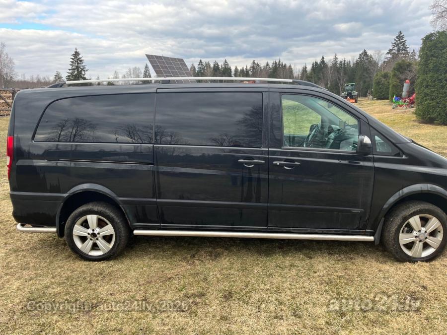 Black Mercedes-Benz Viano 2011 in Tallinn, with an engine capacity of 2.10 L and mileage of 0 thousand km for 7000 €, photo 4 on AUTOMOTO.COM.LV