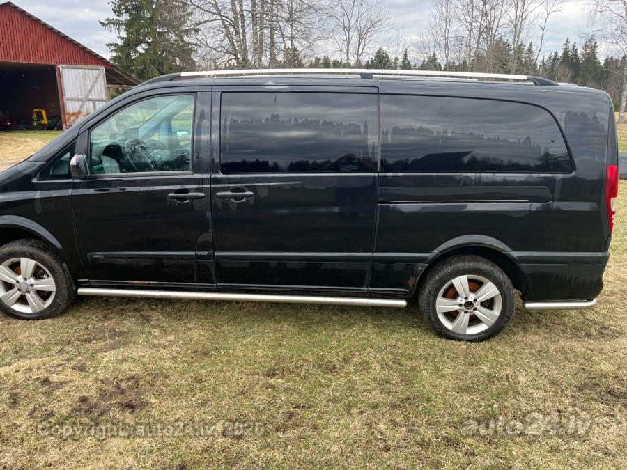 Black Mercedes-Benz Viano 2011 in Tallinn, with an engine capacity of 2.10 L and mileage of 0 thousand km for 7000 €, photo 7 on AUTOMOTO.COM.LV