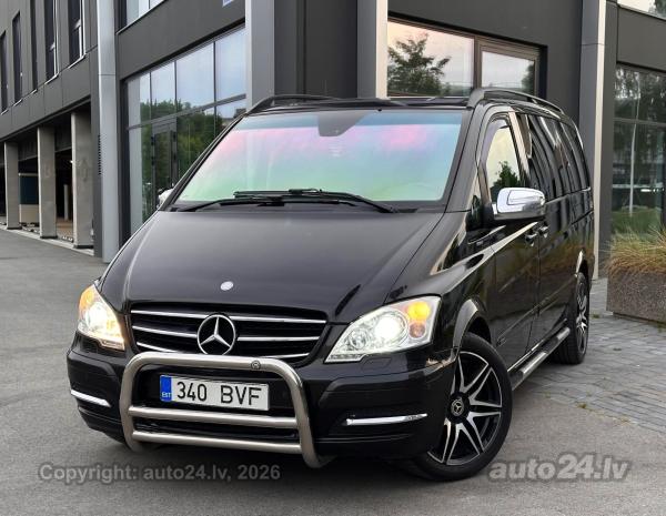 Melns Mercedes-Benz Viano 2011 Tallina, ar dzinēja tilpumu 3.00 L un nobraukumu 400 tūkst. km par 9750 €, foto 1 vietnē AUTOMOTO.COM.LV