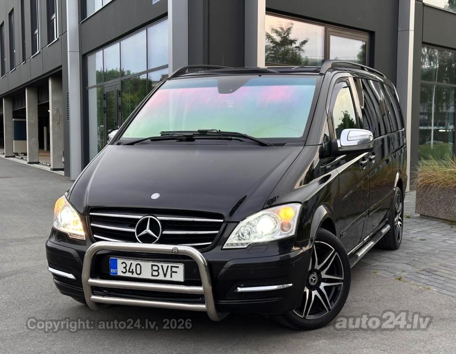 Melns Mercedes-Benz Viano 2011 Tallina, ar dzinēja tilpumu 3.00 L un nobraukumu 400 tūkst. km par 9750 €, foto 1 vietnē AUTOMOTO.COM.LV