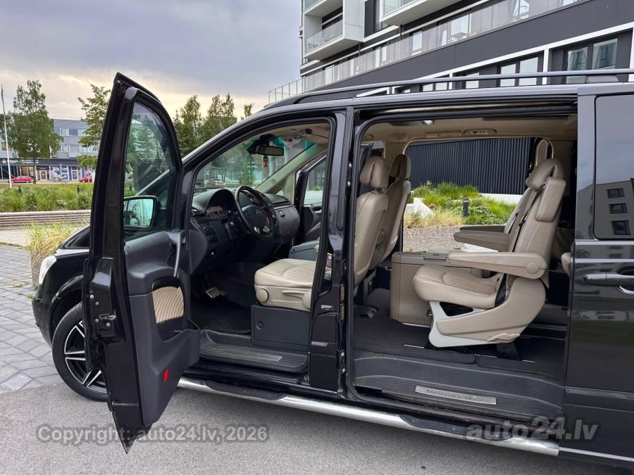 Melns Mercedes-Benz Viano 2011 Tallina, ar dzinēja tilpumu 3.00 L un nobraukumu 400 tūkst. km par 9750 €, foto 17 vietnē AUTOMOTO.COM.LV