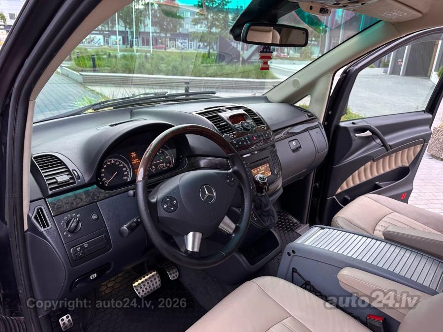 Melns Mercedes-Benz Viano 2011 Tallina, ar dzinēja tilpumu 3.00 L un nobraukumu 400 tūkst. km par 9750 €, foto 22 vietnē AUTOMOTO.COM.LV