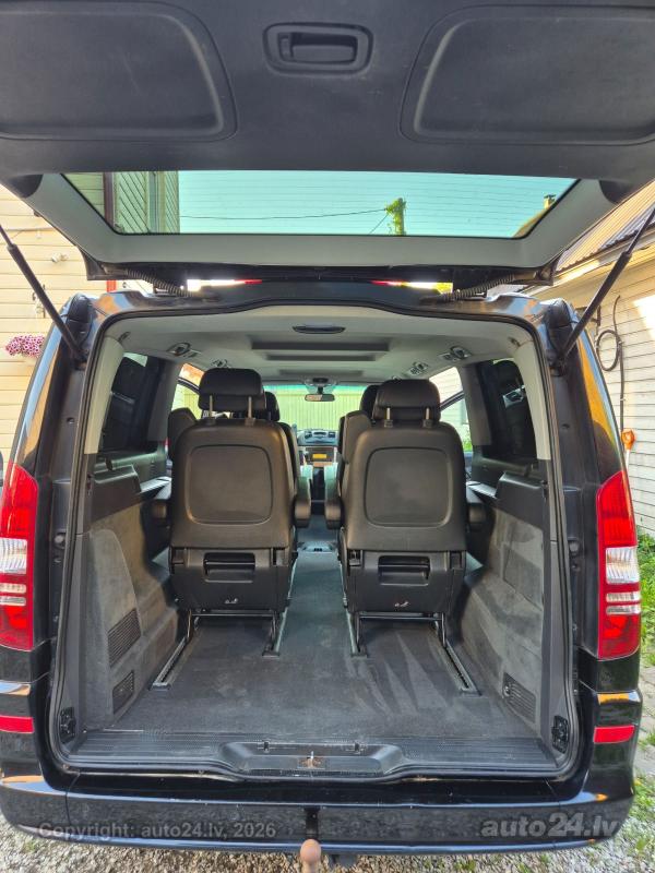 Black Mercedes-Benz Viano 2011 in Tartu, with an engine capacity of 3.00 L and mileage of 370 thousand km for 10700 €, photo 6 on AUTOMOTO.COM.LV