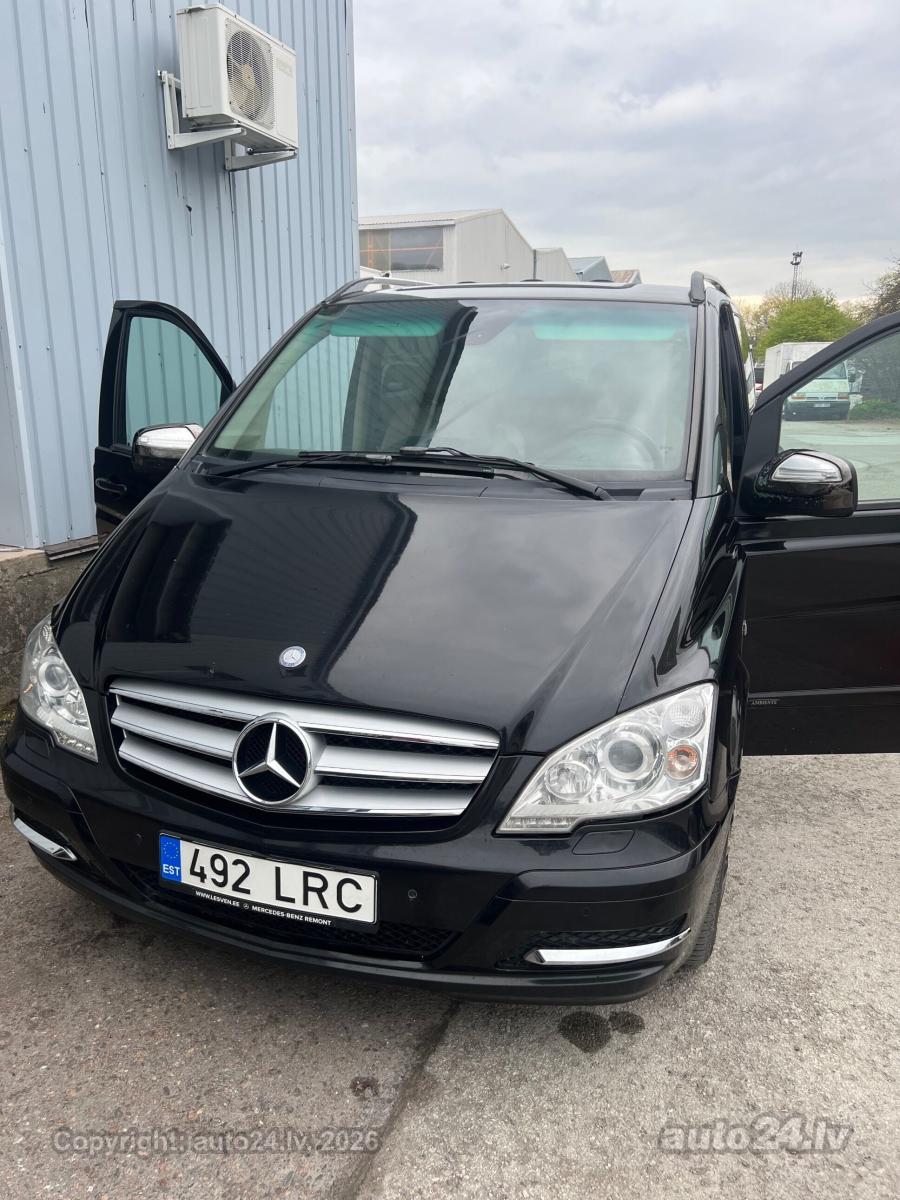 Black Mercedes-Benz Viano 2011 in Tallinn, with an engine capacity of 3.00 L and mileage of 550 thousand km for 12500 €, photo 1 on AUTOMOTO.COM.LV