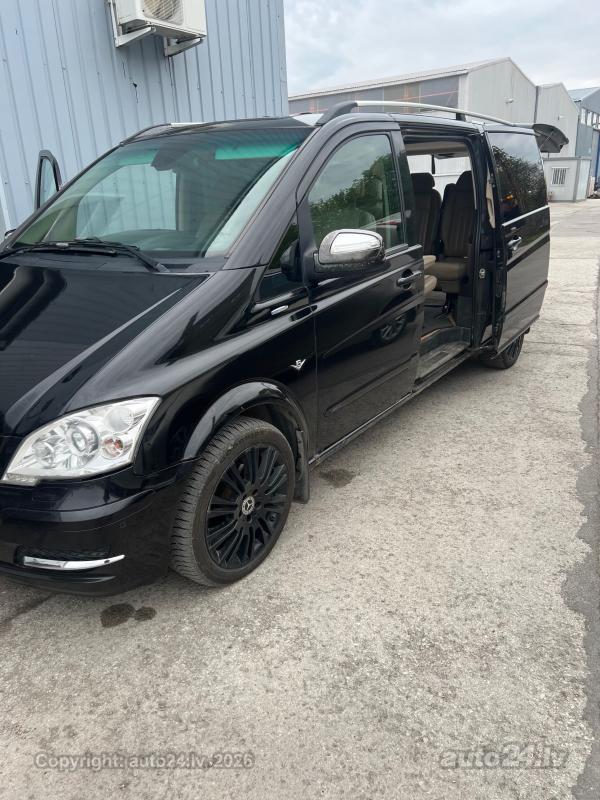 Black Mercedes-Benz Viano 2011 in Tallinn, with an engine capacity of 3.00 L and mileage of 550 thousand km for 12500 €, photo 3 on AUTOMOTO.COM.LV