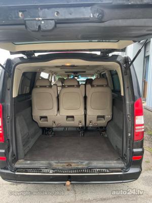 Black Mercedes-Benz Viano 2011 in Tallinn, with an engine capacity of 3.00 L and mileage of 550 thousand km for 12500 €, photo 5 on AUTOMOTO.COM.LV