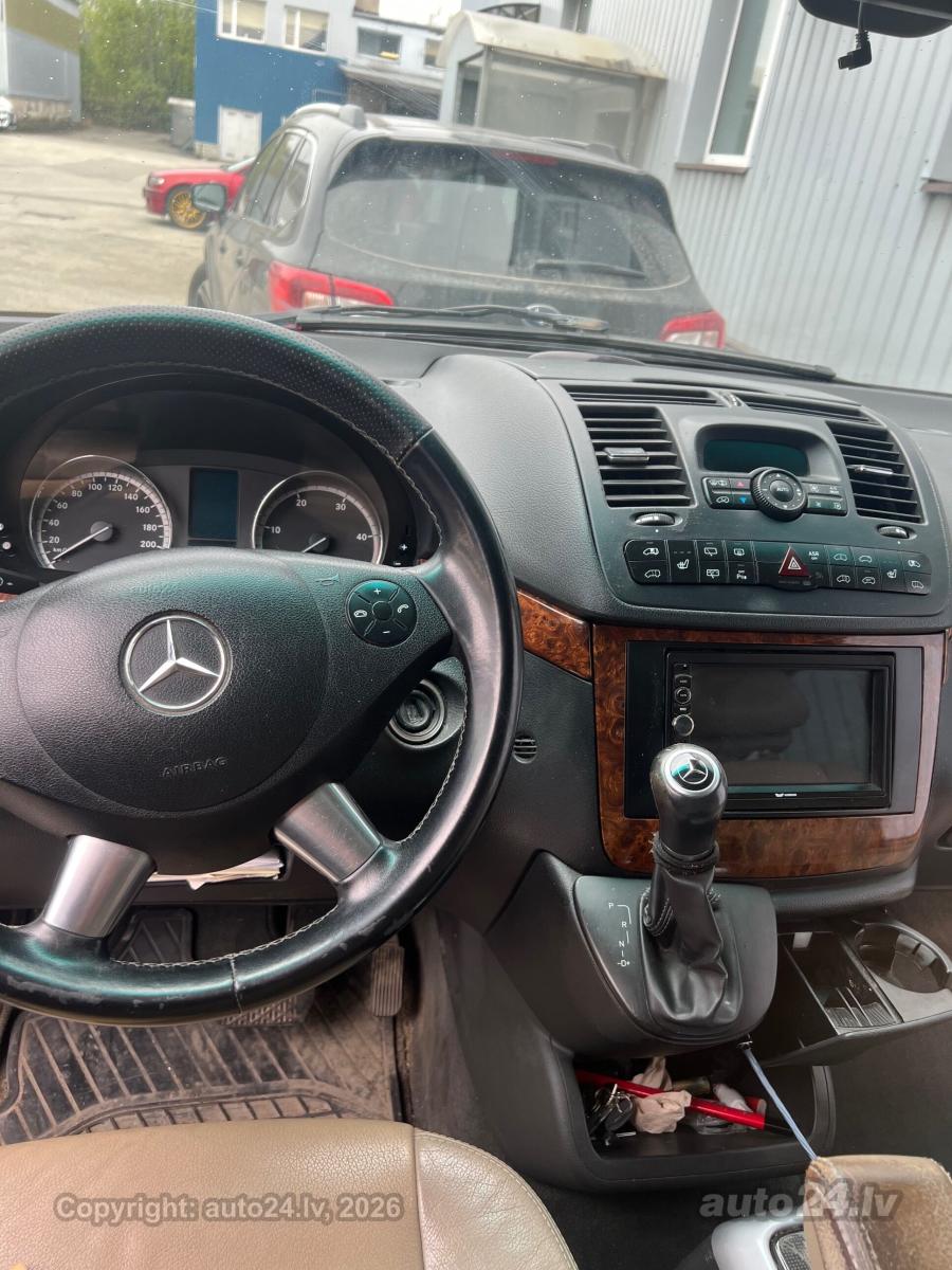 Black Mercedes-Benz Viano 2011 in Tallinn, with an engine capacity of 3.00 L and mileage of 550 thousand km for 12500 €, photo 8 on AUTOMOTO.COM.LV